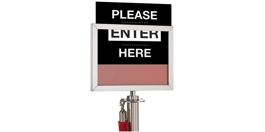 Stanchion Sign Frame - Safety Equipments Manufacturer | Bestsea Tech